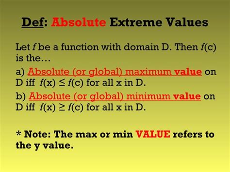 Lecture 11 Relative Extrema Ppt