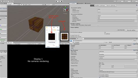 why camera render different than camera preview unity engine