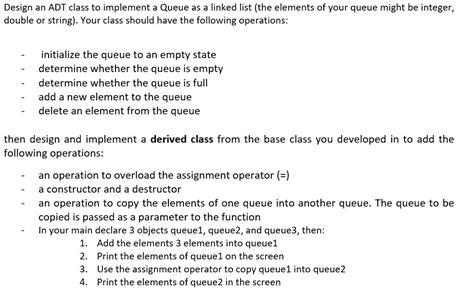 Solved Data Structures And Algorithms Question Design Using Chegg
