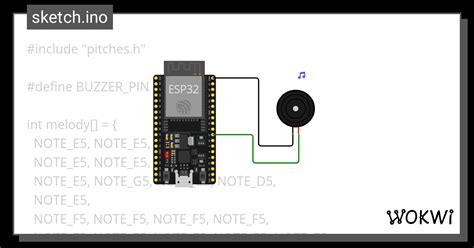 Jingle Bell Wokwi ESP32 STM32 Arduino Simulator