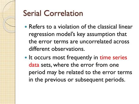 ppt serial correlation powerpoint presentation free download id