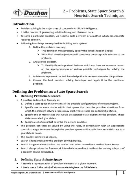 Ai Chapter 2 Pdf Algorithms And Data Structures Algorithms