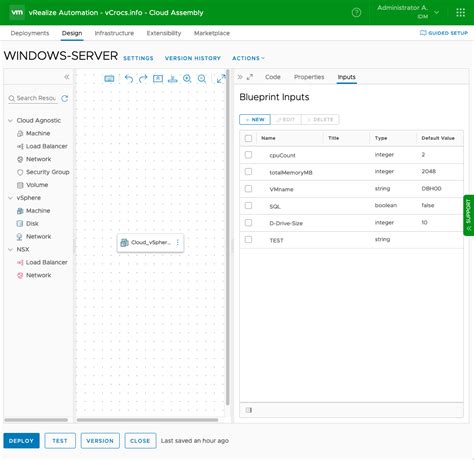 vrealize automation 8 1 powershell abx vcrocs