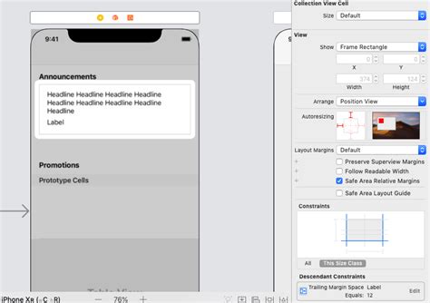 Ios Constraint Issue On UICollectionView Stack Overflow