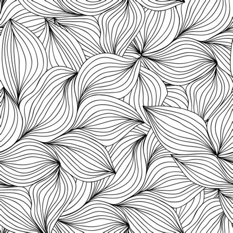 Abstract Swirl Patterns Seamless Tileable Vector Image