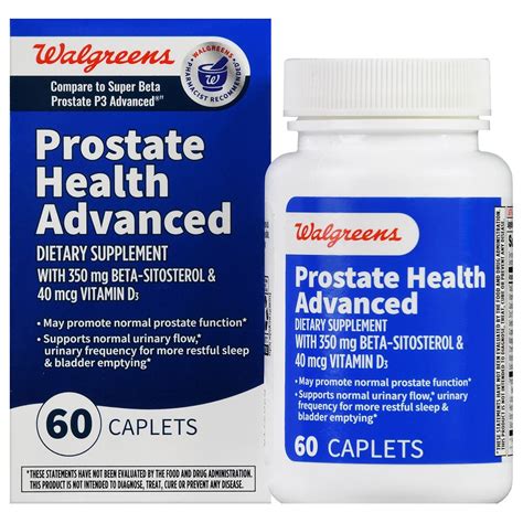 Walgreens Prostate Health Advanced Caplets 30 Days Walgreens