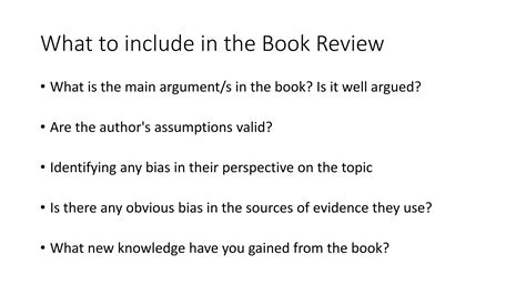 How To Write A Book Proper Review Important Pptx