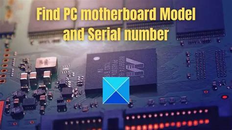 How To Find Motherboard Serial Number Windows 10 44 Off