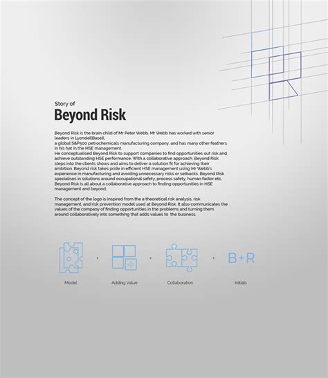 Beyond Risk Branding Behance
