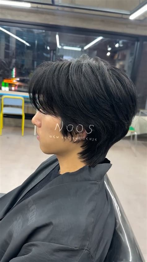 연남동미용실 누스헤어 오현욱원장 남자리프펌 남자단발펌 남자리프펌볼륨매직 곱슬머리 남자장발 고객님 정리 잘 되도록 차분하게 볼륨매직으로 리프펌 해드리는 과정