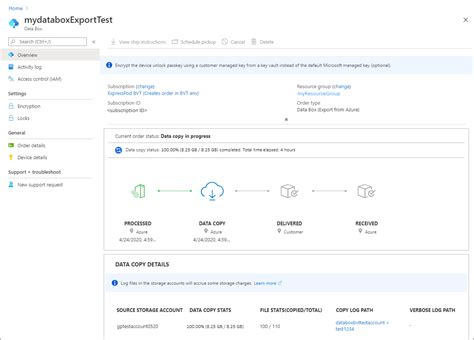 azure data box からデータをエクスポートするチュートリアル microsoft learn