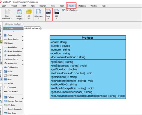 como generar cÓdigo a partir de uml en visual paradigm yo androide