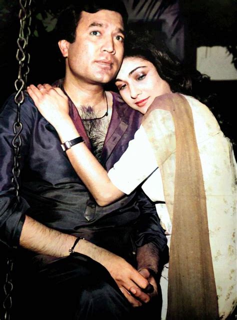 Rajesh Khanna With Tina Munim Rajesh Khanna Bollywood Pictures