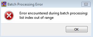 Ilastik Batch Error List Index Out Of Range Usage Issues Image Sc Forum