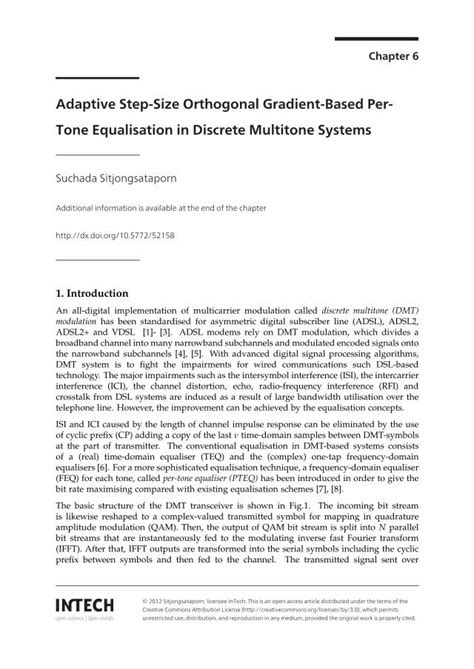 Pdf Adaptive Step Size Orthogonal Gradient Based Per Chapter 6