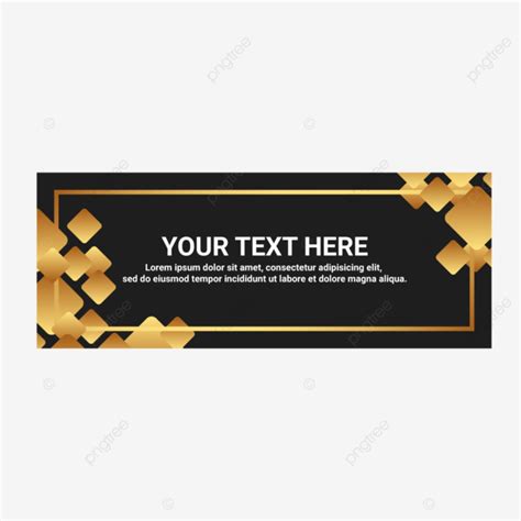럭셔리 헤더 배너 벡터 일러스트 레이 션 헤더 배너 템플릿 Png 일러스트 및 벡터 에 대한 무료 다운로드 Pngtree