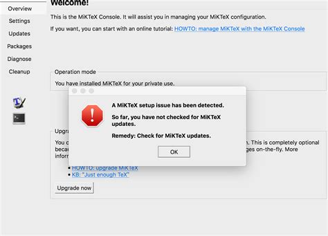 Miktex On Macos 10136installtion Error · Issue 618 · Miktexmiktex
