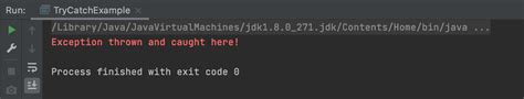 Try Catch Finally Statement In Java Programmerabroad