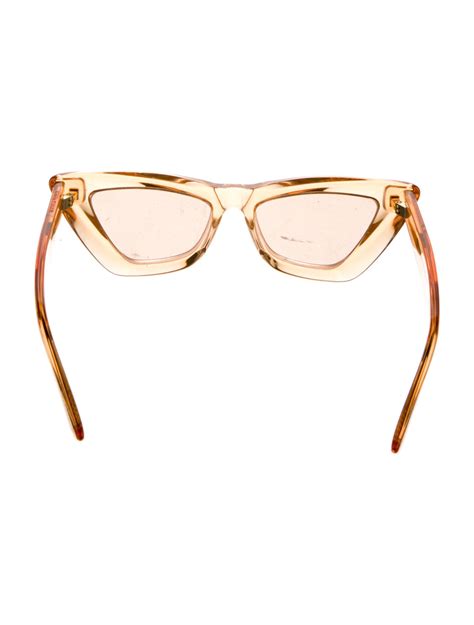 Bottega Veneta Cat Eye Gradient Sunglasses Orange Sunglasses