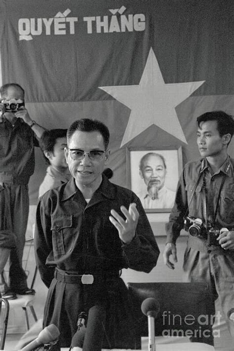 Lt Gen Tran Van Tra Speaking Poster By Bettmann