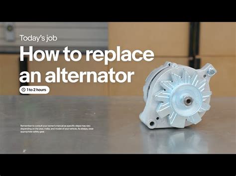 How To Replace An Alternator