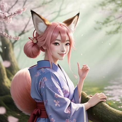 My Lovely Yokai Girlfriend A Serene Yokai Girl In Traditio