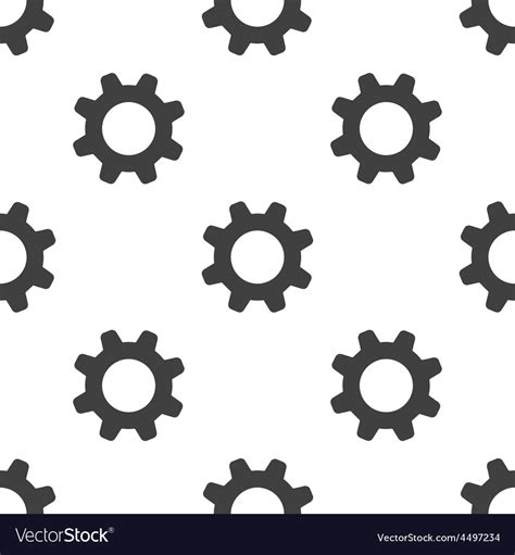 Settings Seamless Pattern Royalty Free Vector Image