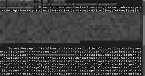 You are not authorized to perform this operation Encoded authorization failure message 인증 실패