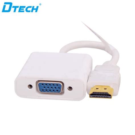 High Resolution HDMI To VGA Converter Cable P HDCP Female To Male HDMI To VGA Adapter