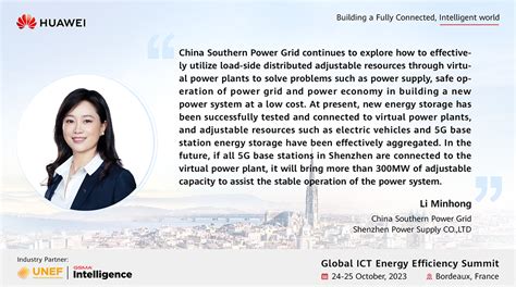 Global Ict Energy Efficiency Summit Huawei Digital Power