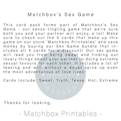 Naughty Extreme Sex Cards Instant Digital Download Valentines Gift Gift For Girlfriend