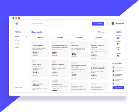 Task Management App On Behance