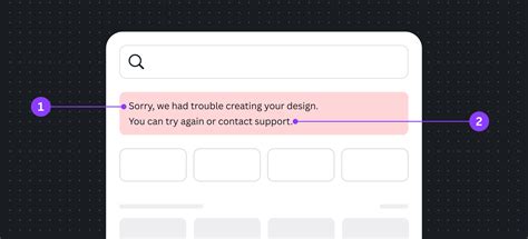 Errors And Messaging Design Guidelines Canva Apps Sdk Documentation