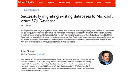 speaking at microsoft ignite 2017
