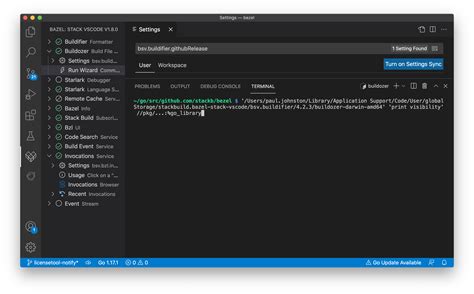 Buildozer Bazel Stack Vscode