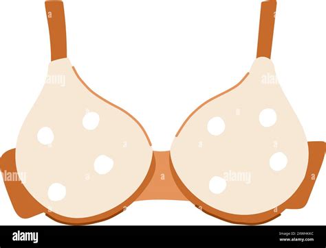 Support Bra Modern Cartoon Vector Illustration Stock Vector Image Art Alamy