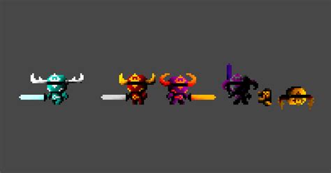 2d Pixel Knight Asset Pack 2d Characters Unity Asset Store