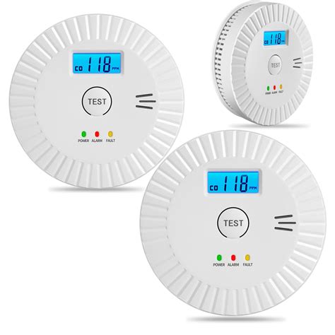 3 Packs And Carbon Monoxide Detector Powered By Batteryportable Smoke