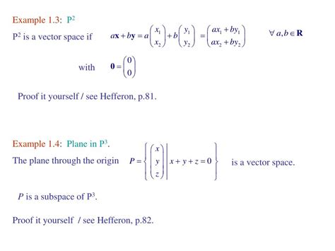 Ppt Chapter Two Vector Spaces Powerpoint Presentation Free Download Id 1284583