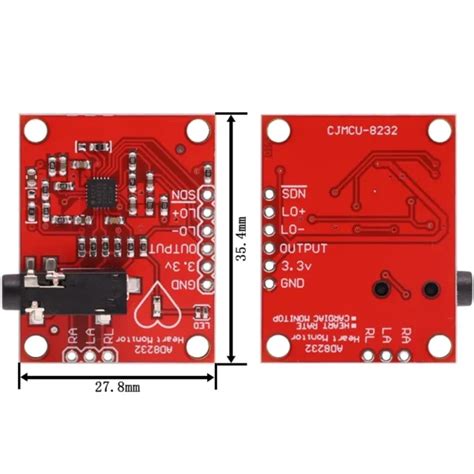 Ecg Module Ad8232 Heart Sensor Kit For Arduino In Pakistan