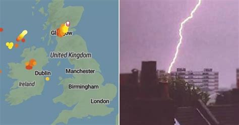 New Uk Lightning Map Shows Where Strikes Could Hit As Met Office Issues Weather Warning Mirror New Uk Lightning Map Shows Where Strikes Could Hit As Met Office Issues Weather Warning Mirror