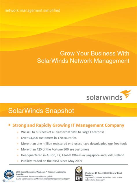 Solarwinds 2 Pdf Computer Network Internet Protocols