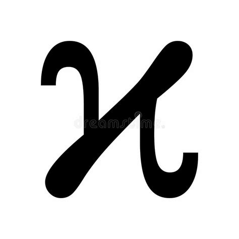 Pi Variant Greek Letter Icon Stock Illustration Illustration Of