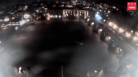 Väderkamera Livekamera Vid Varbergs Torg I Varberg Halland Sverige