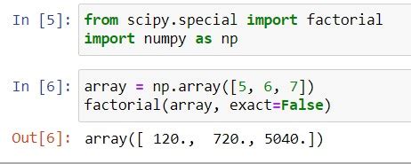 SciPy Misc Essential Functions