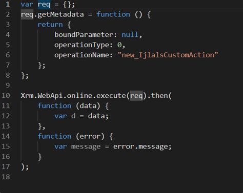 Invoke Global Custom Actions In Dynamics 365