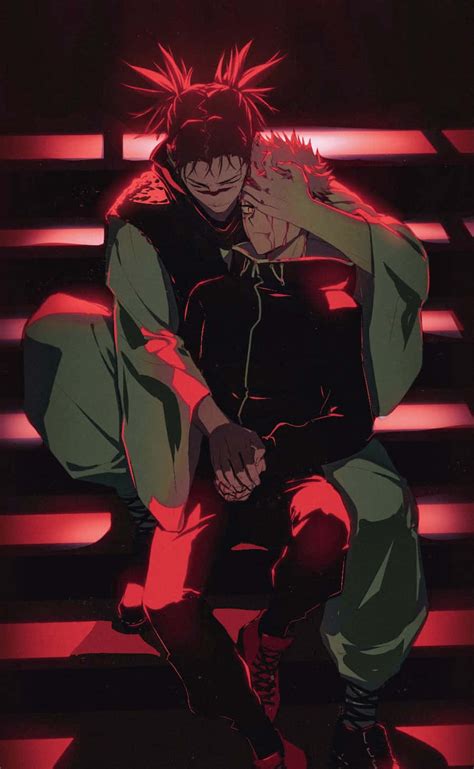 Download Mysterious Red Light Anime Character Wallpaper Wallpapers Com