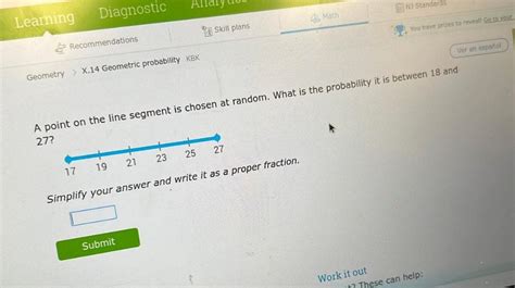 [answered] a point on the line segment is chosen at random what is the