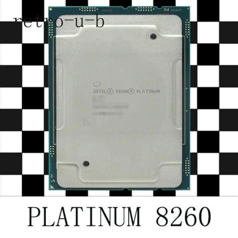 Intel Xeon Platinum 8260 SRF9H 24Cores 48Threads 2.30GHz LGA3647 CPU ...