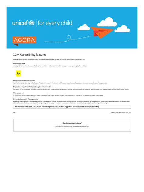 Accessibility Features Pdf